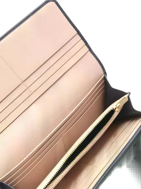 BVLGARI Bi-fold Leather Long Wallet