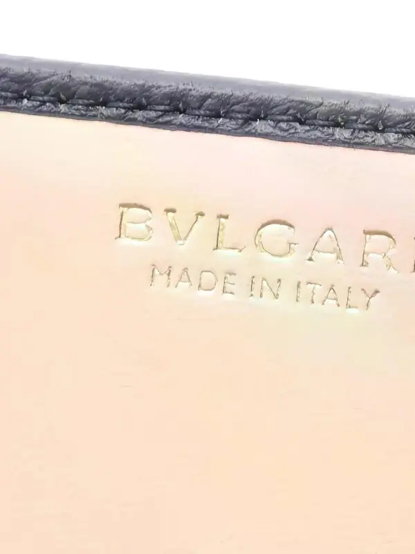 BVLGARI Bi-fold Leather Long Wallet