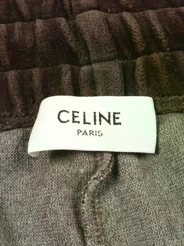 Celine 2010s Triomphe Track Pants - Brown
