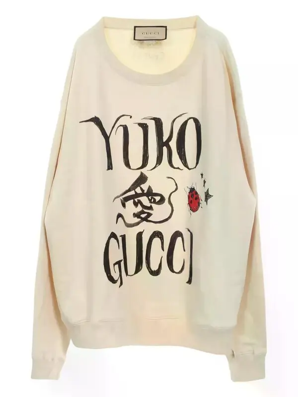 Gucci X Yuko Higuchi 10s Logo-print Sweatshirt