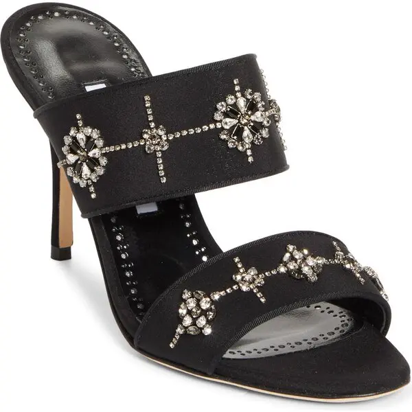 Manolo Blahnik Ralota Embellished Sandal