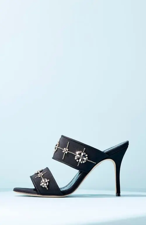 Manolo Blahnik Ralota Embellished Sandal