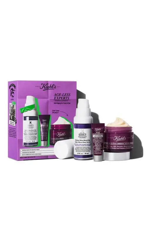 KIEHL'S SINCE 1851 Age-less Experts 3-piece Set $153 Value - No Color
