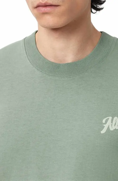 ALLSAINTS Odyssey Cotton Graphic T-shirt - Spring Green