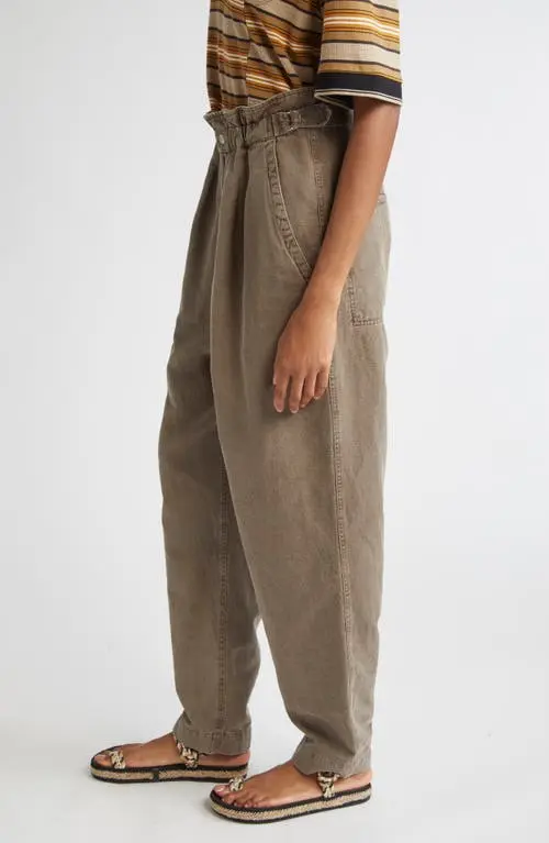Isabel Marant Neriah Cotton & Linen Pants