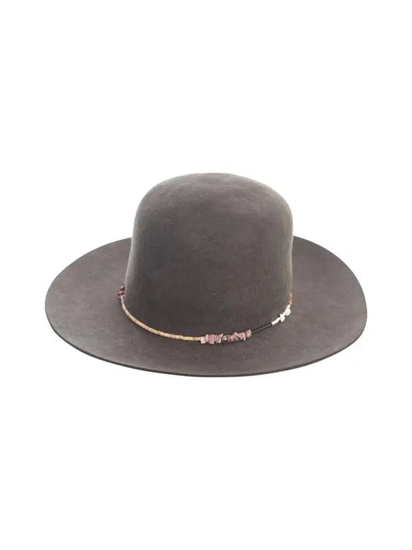 SUPERDUPER Casamarina Beadwork Hat - Brown