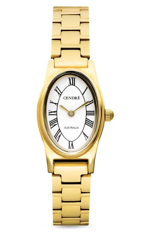 CENDRE Emmeline Bracelet Watch - White/18k Yellow Gold