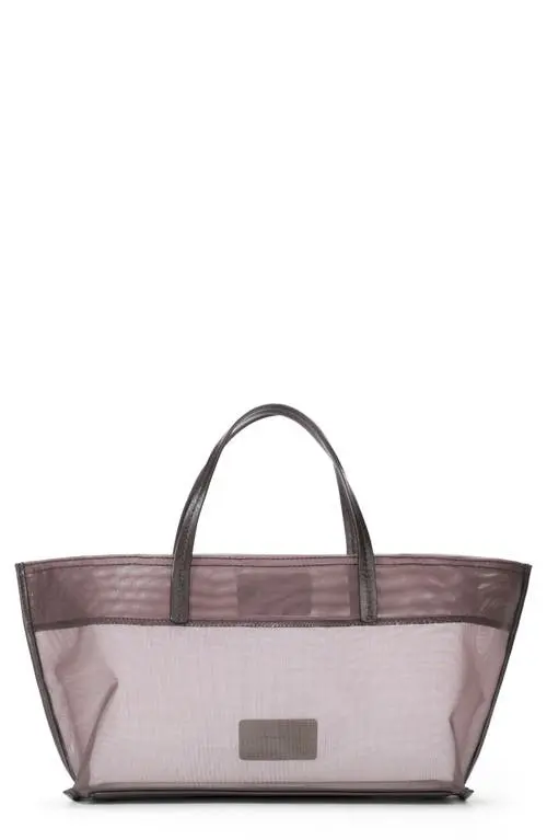 Staud Mini Christos Mesh Tote - Espresso