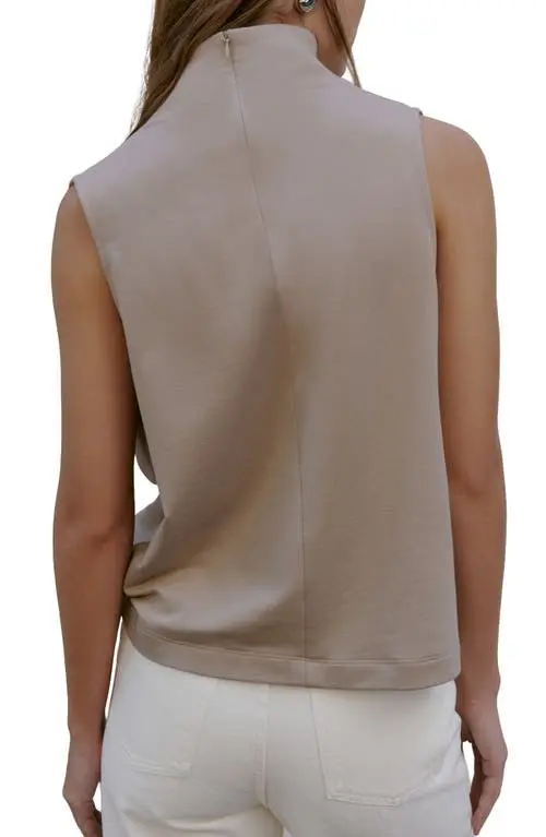 MARCELLA Finch French Terry Funnel Neck Top