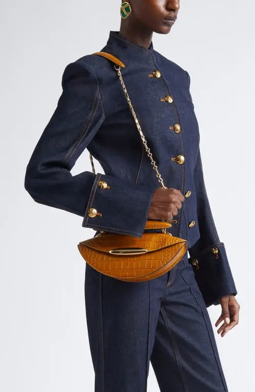 Zimmermann Wavelength Top Handle Bag - Mustard
