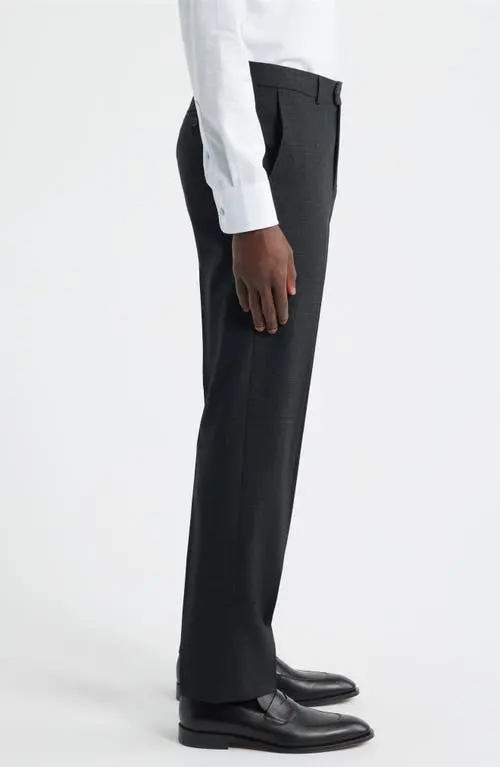 Berle Saxony Thatch Weave Wool-blend Dress Pants