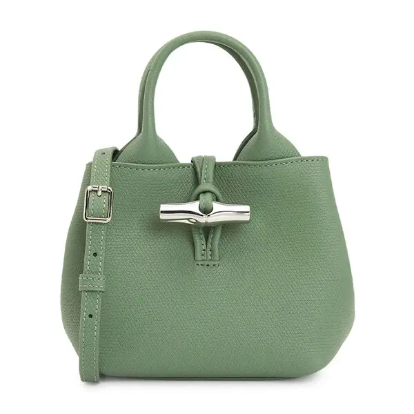 Longchamp Le Roseau Xs Tote - Green