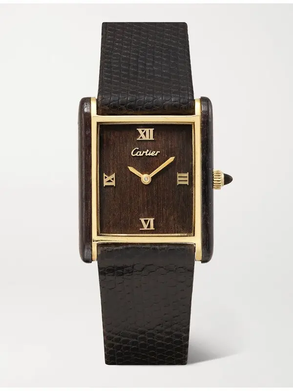 STEPHANIE WINDSOR Vintage Cartier Tank Normale Watch - Gold