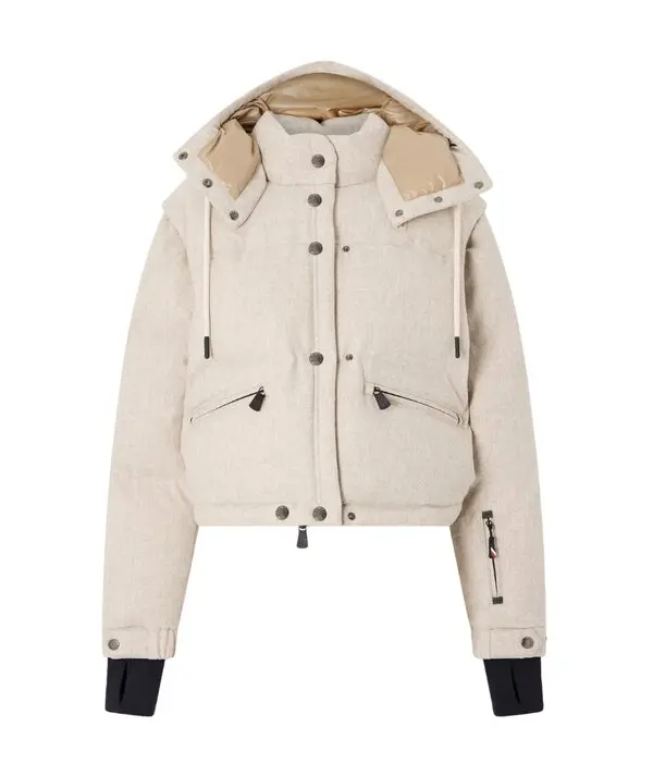 Moncler Yintab Convertible Hooded Ski Jacket