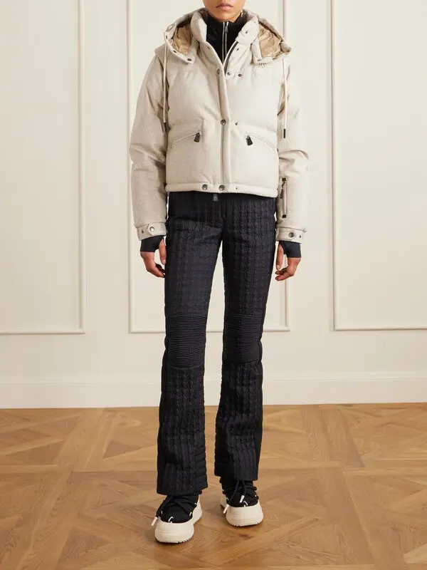 Moncler Yintab Convertible Hooded Ski Jacket