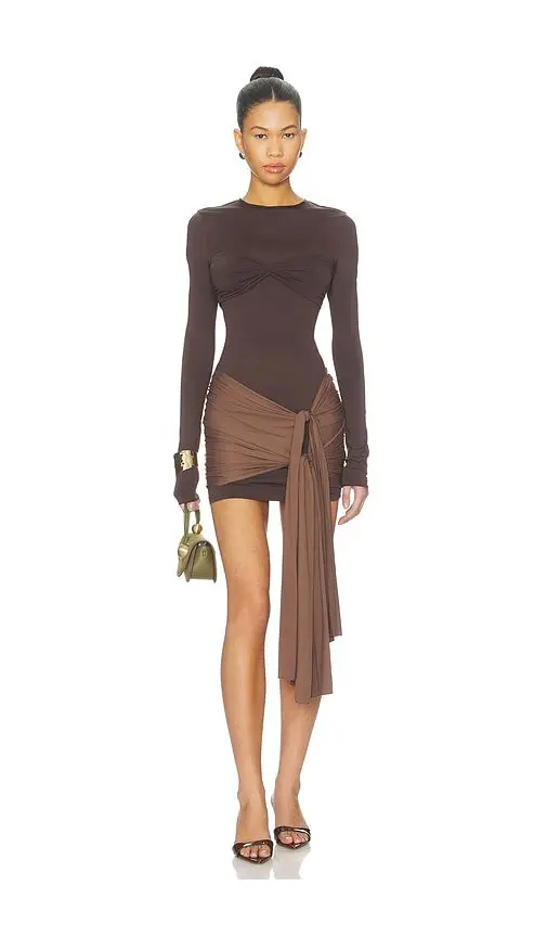Lioness Midnight Mini Dress - Chocolate