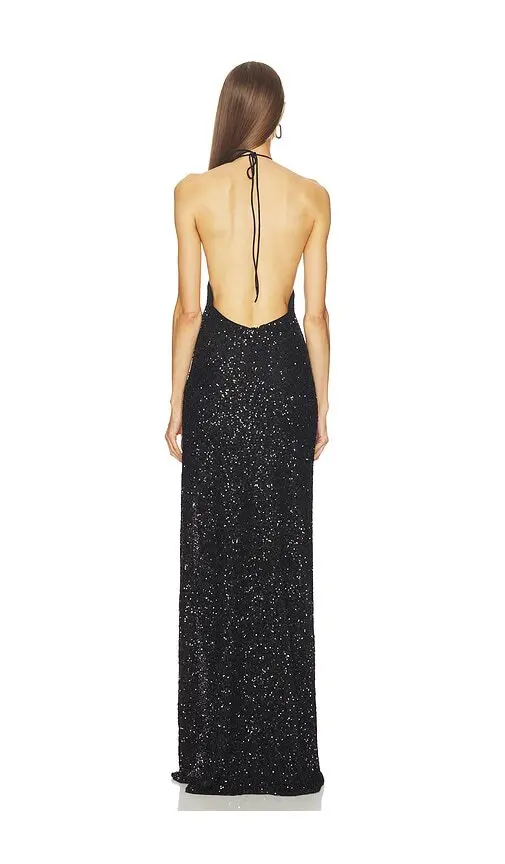 MICHAEL COSTELLO X Revolve Reggio Gown - Black