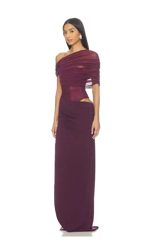 Nbd Romi Maxi Dress - Purple