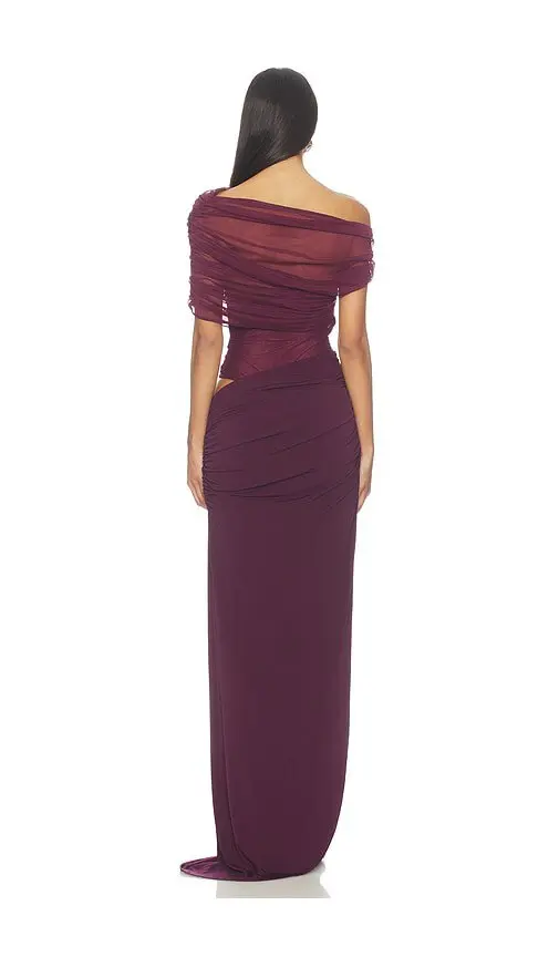 Nbd Romi Maxi Dress - Purple