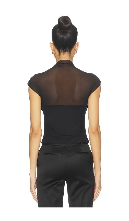 ELODIE THE LABEL Lana Top With Mockneck