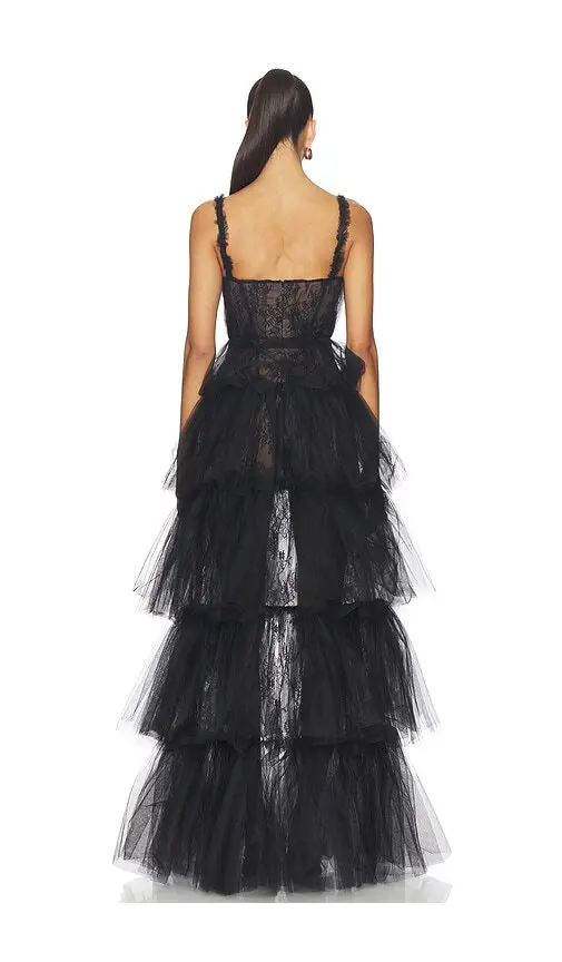 AKNVAS X Revolve Alfhild Bustier Tiered Gown