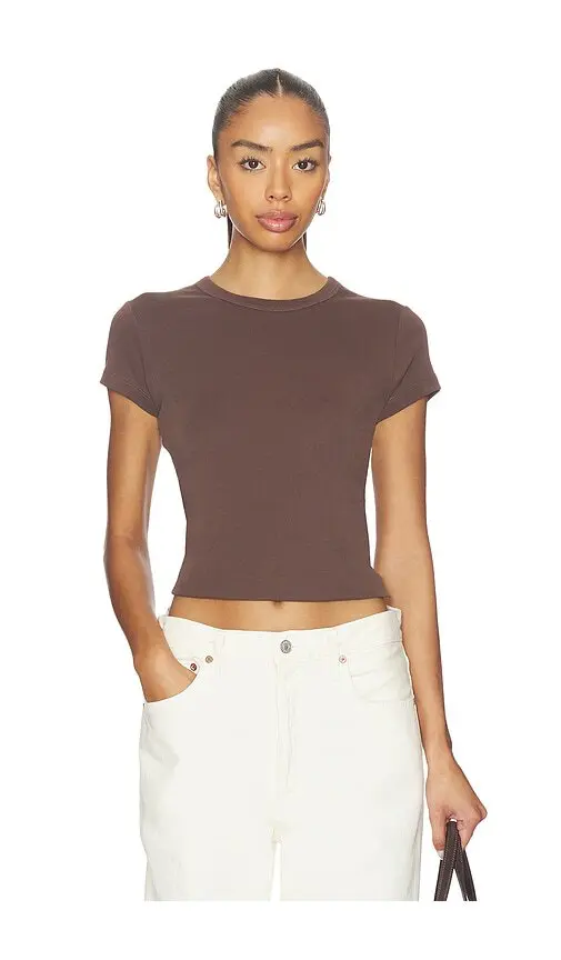 ST. AGNI Organic Cotton Baby Tee - Brown