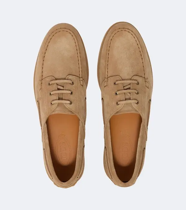 TOD'S Gommino Suede Boat Shoes