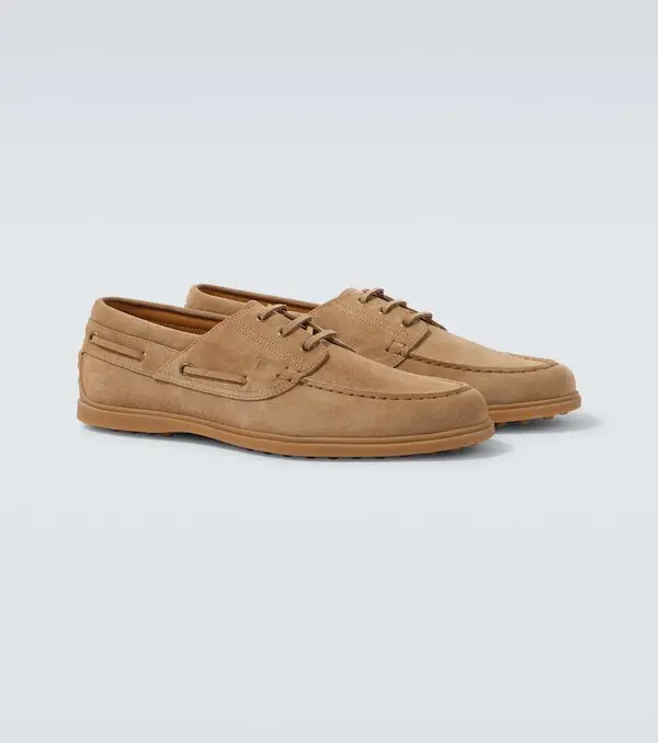 TOD'S Gommino Suede Boat Shoes