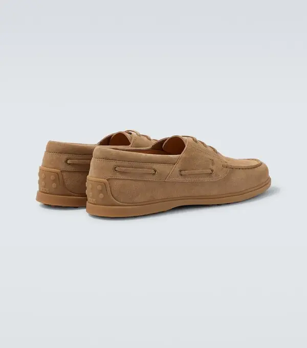 TOD'S Gommino Suede Boat Shoes