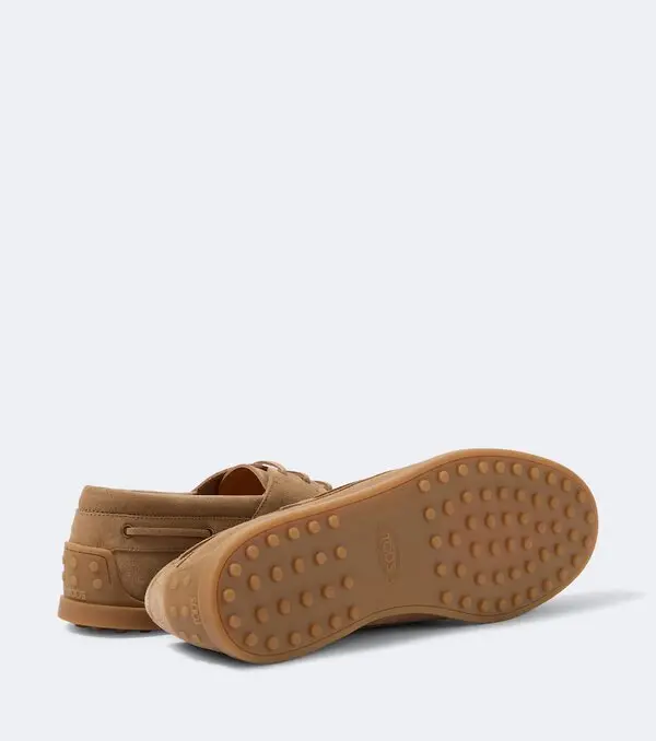 TOD'S Gommino Suede Boat Shoes