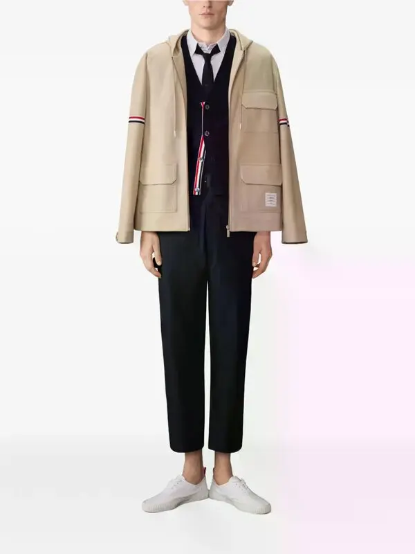 Thom Browne Armband Oversized Parka