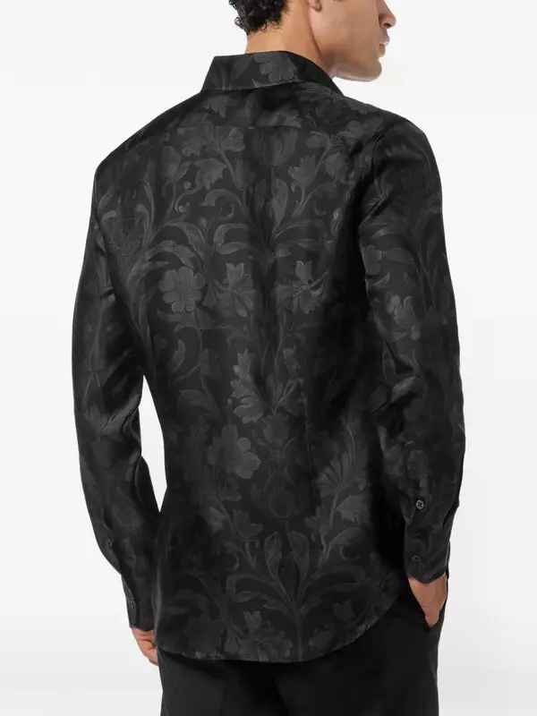 BILLIONAIRE Baroque-print Shirt