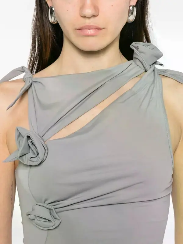 Coperni Bow Detail Cutout Dress