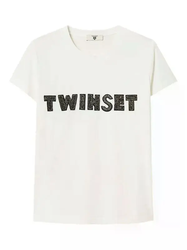 TWINSET Logo Patch T-shirt
