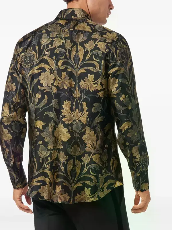 BILLIONAIRE Baroque-print Shirt