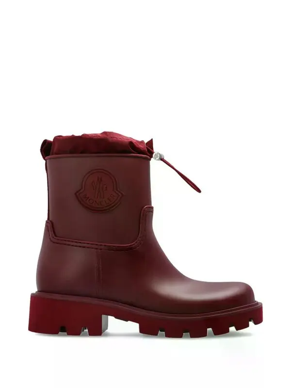 Moncler Kickstream Rain Boots - Red