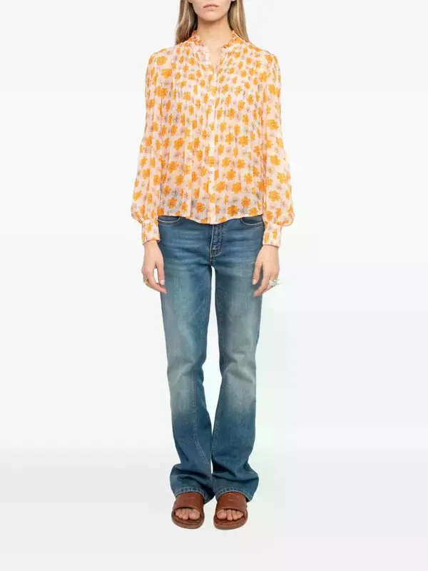 Zadig&Voltaire Floral Print Blouse