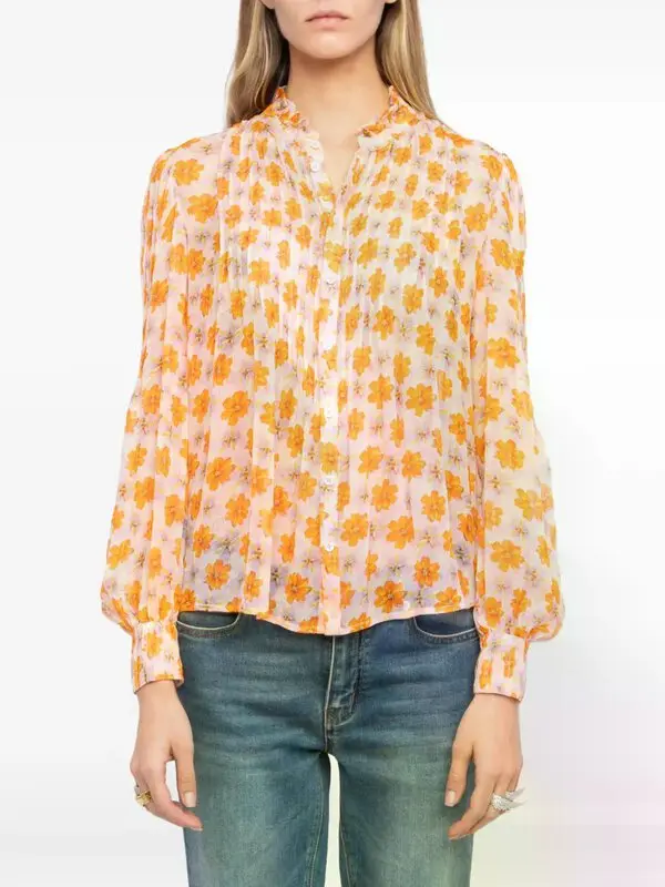 Zadig&Voltaire Floral Print Blouse