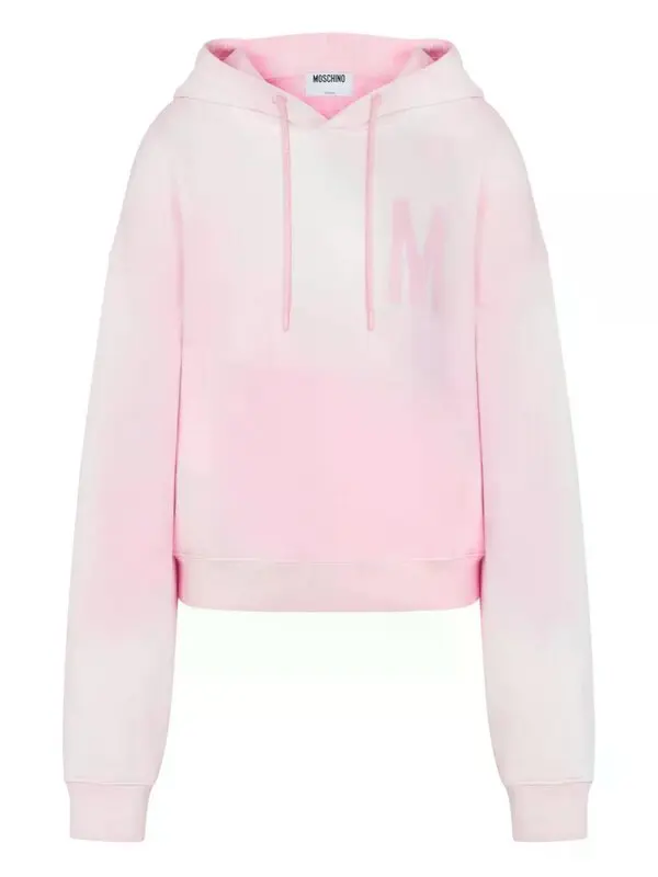 Moschino Long-sleeve Hooded Sweater With Logo Detail