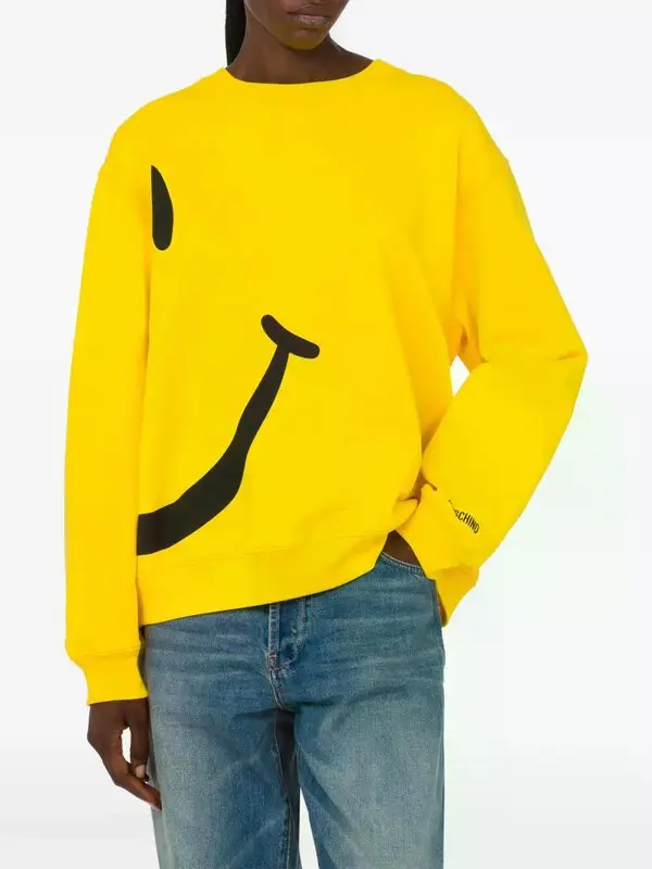 Moschino Smiley-print Sweatshirt