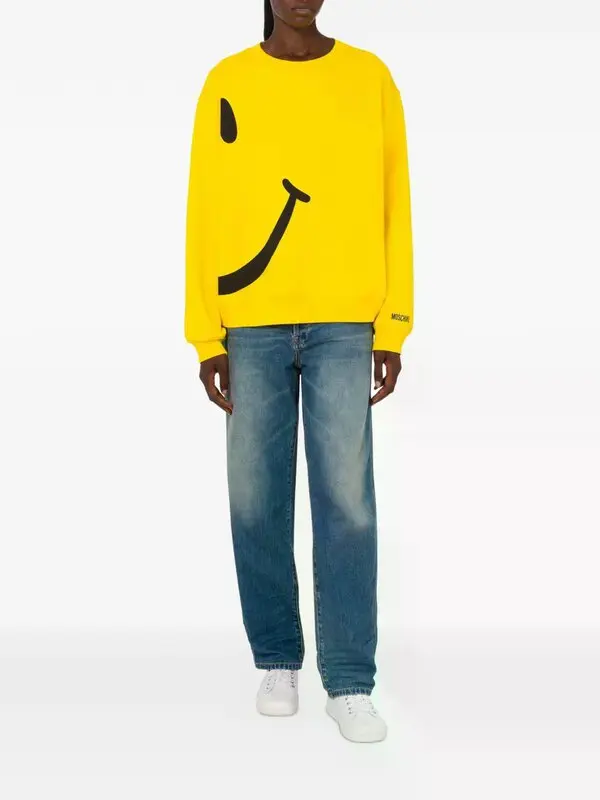 Moschino Smiley-print Sweatshirt