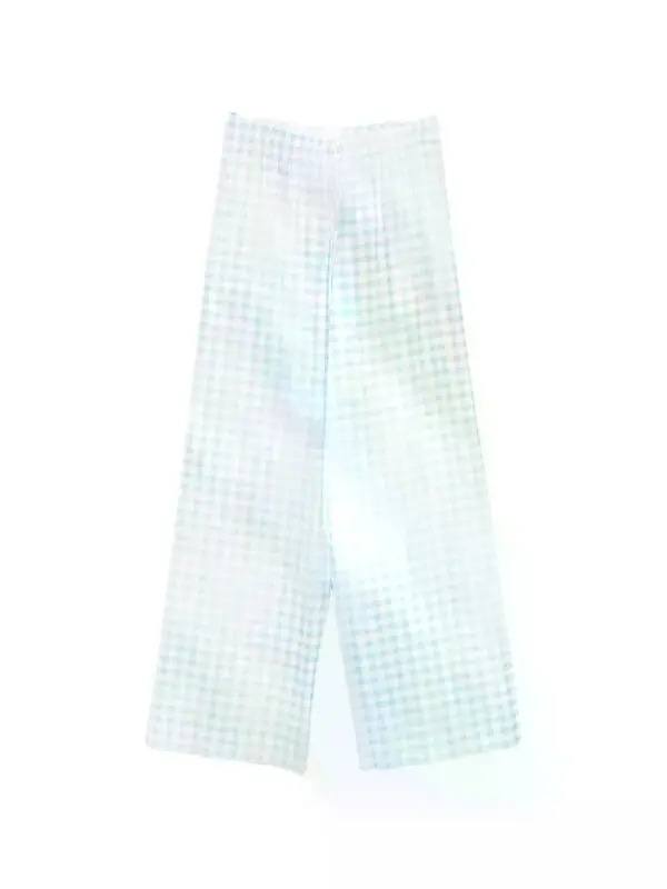 Ermanno Scervino Gingham-pattern Trousers