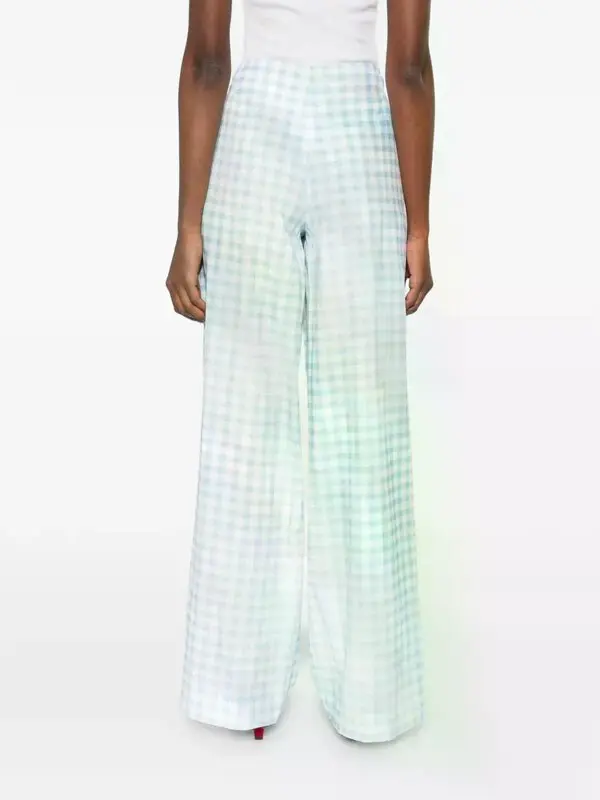 Ermanno Scervino Gingham-pattern Trousers