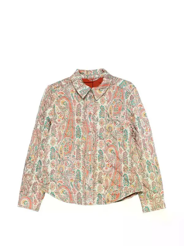Etro Paisley-print Puffer Jacket - Neutrals