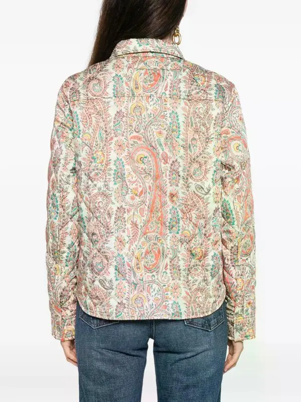 Etro Paisley-print Puffer Jacket - Neutrals
