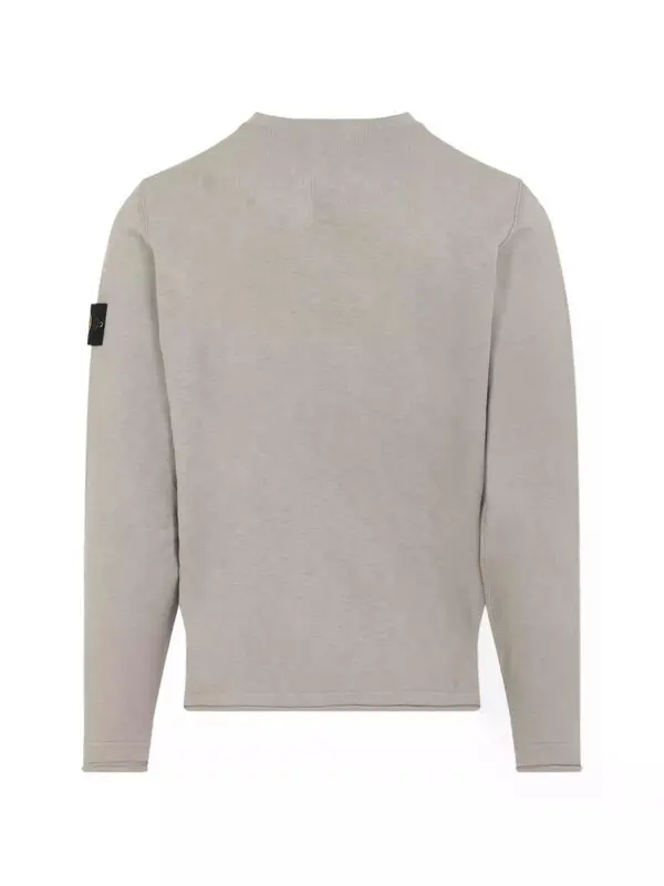 Stone Island Logo-patch Crew-neck Sweater
