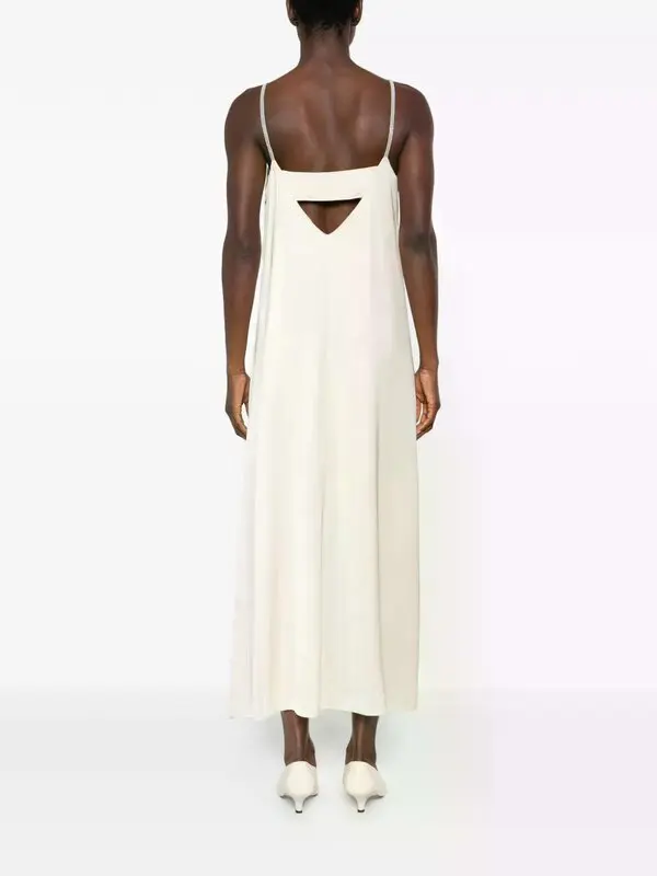 Peserico Chain Strap Midi Dress - Neutrals