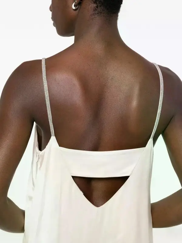 Peserico Chain Strap Midi Dress - Neutrals