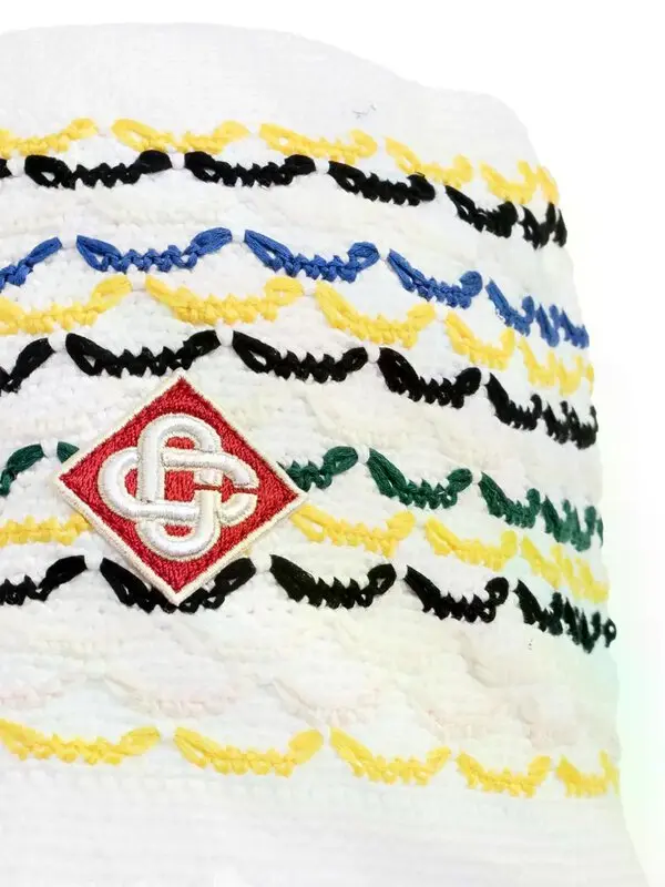 Casablanca Logo-embroidered Bucket Hat