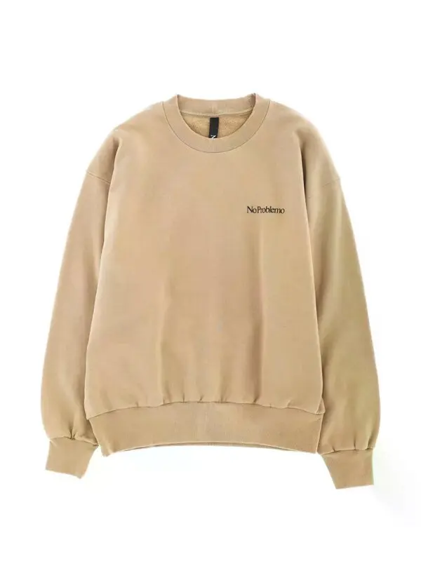 NO PROBLEMO Logo Sweatshirt - Neutrals